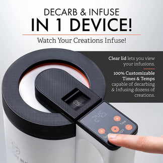 Infusion Buds 2-In-1 Decarboxylator and Butter Infuser Machine- Canna
